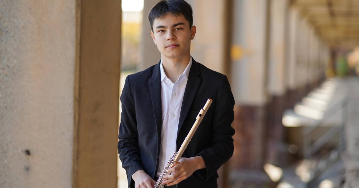 Fresh-faced flutist Julin Cheung is happy to be on the fast track ...